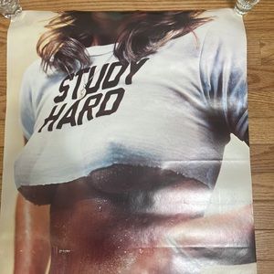 Art | 1979 Study Hard Poster Dynamic Publishing Company | Poshmark